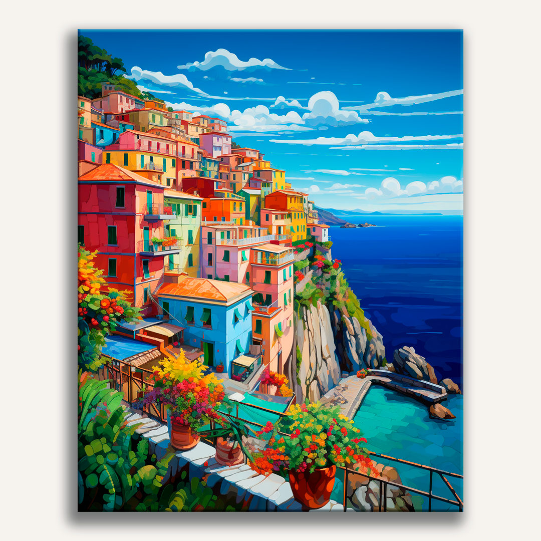Mediterranean Cliffside – The Fox Collection