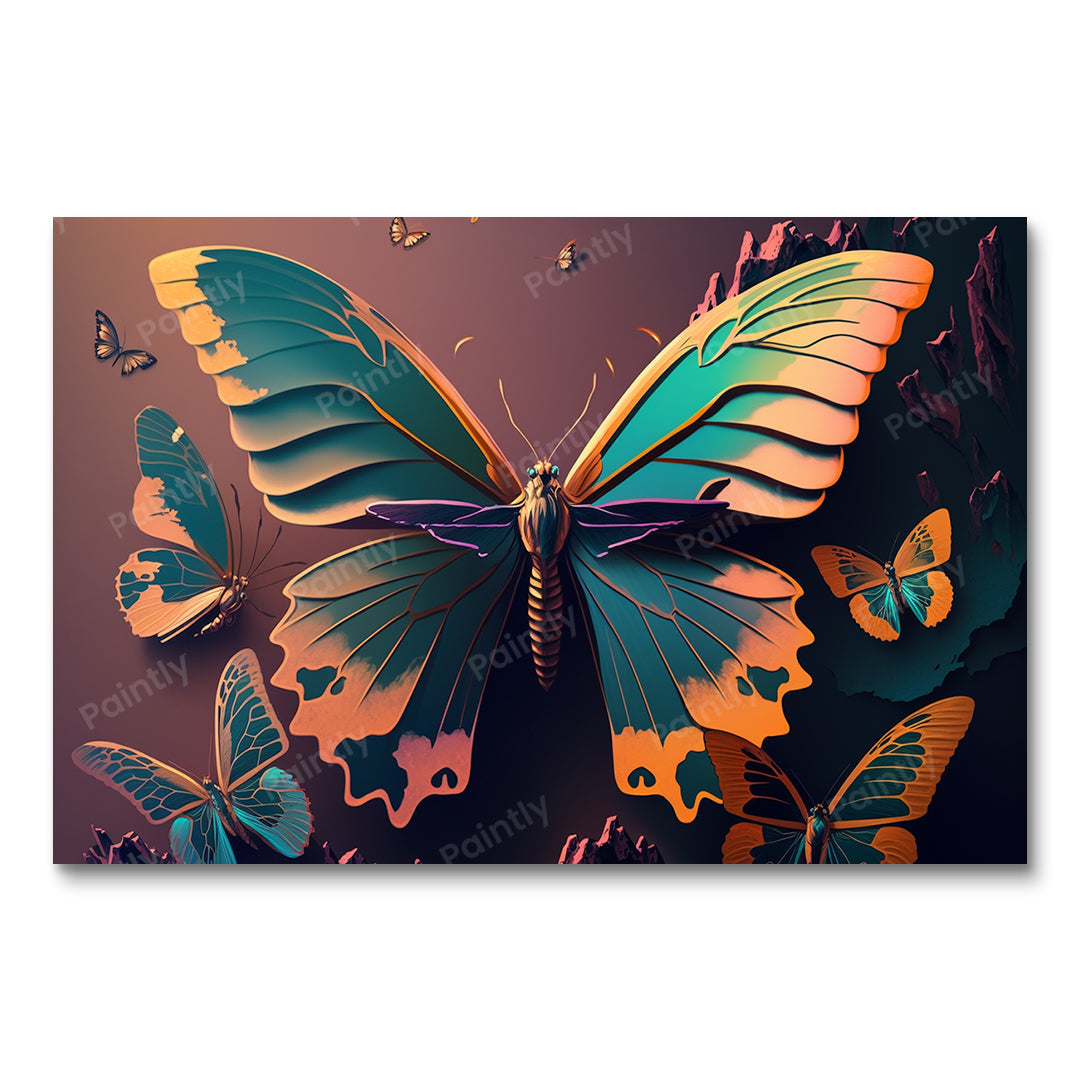 Matte Butterflies IV (Diamond Painting) – The Fox Collection