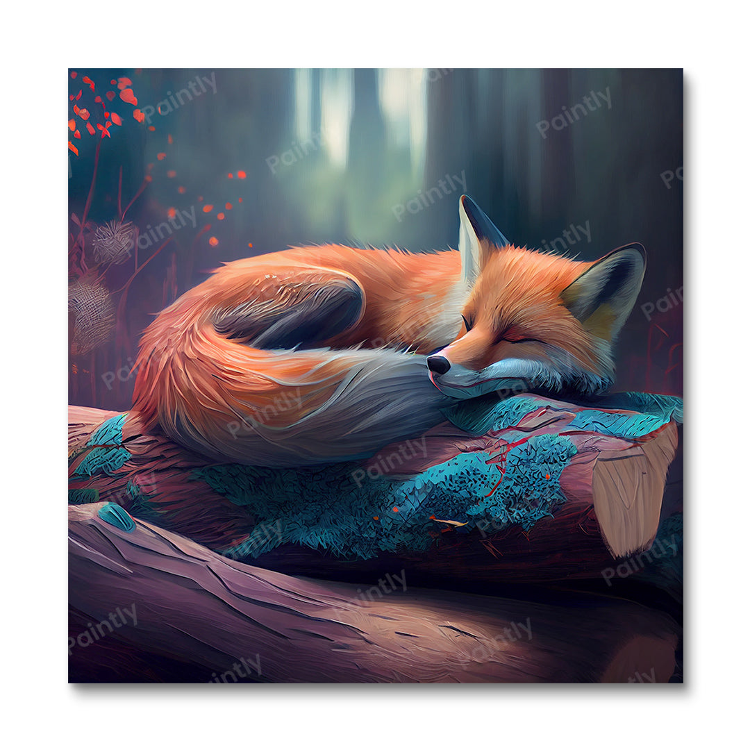 Sleeping Fox III (Diamond Painting) – The Fox Collection