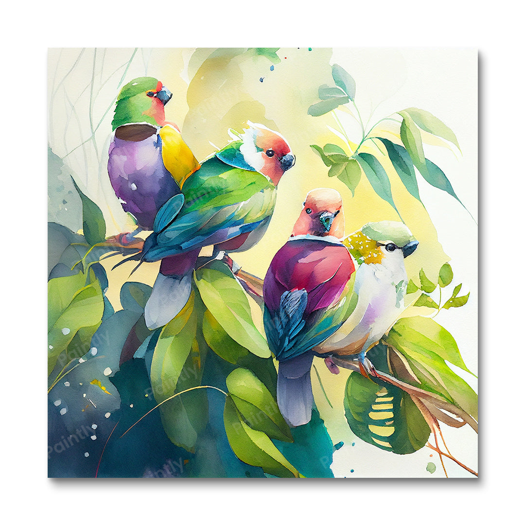 Multiple Birds VI (Diamond Painting) – The Fox Collection