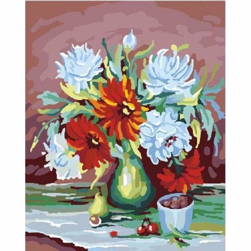 Chrysanthemum Diy Paint By Numbers Kits ZXE275 – The Fox Collection