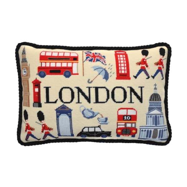 London Pillow Needlepoint Kit | Elizabeth Bradley Design – The Fox ...