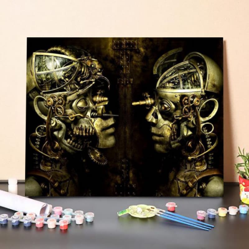 Paint by Numbers Kit-Robotic Human – The Fox Collection